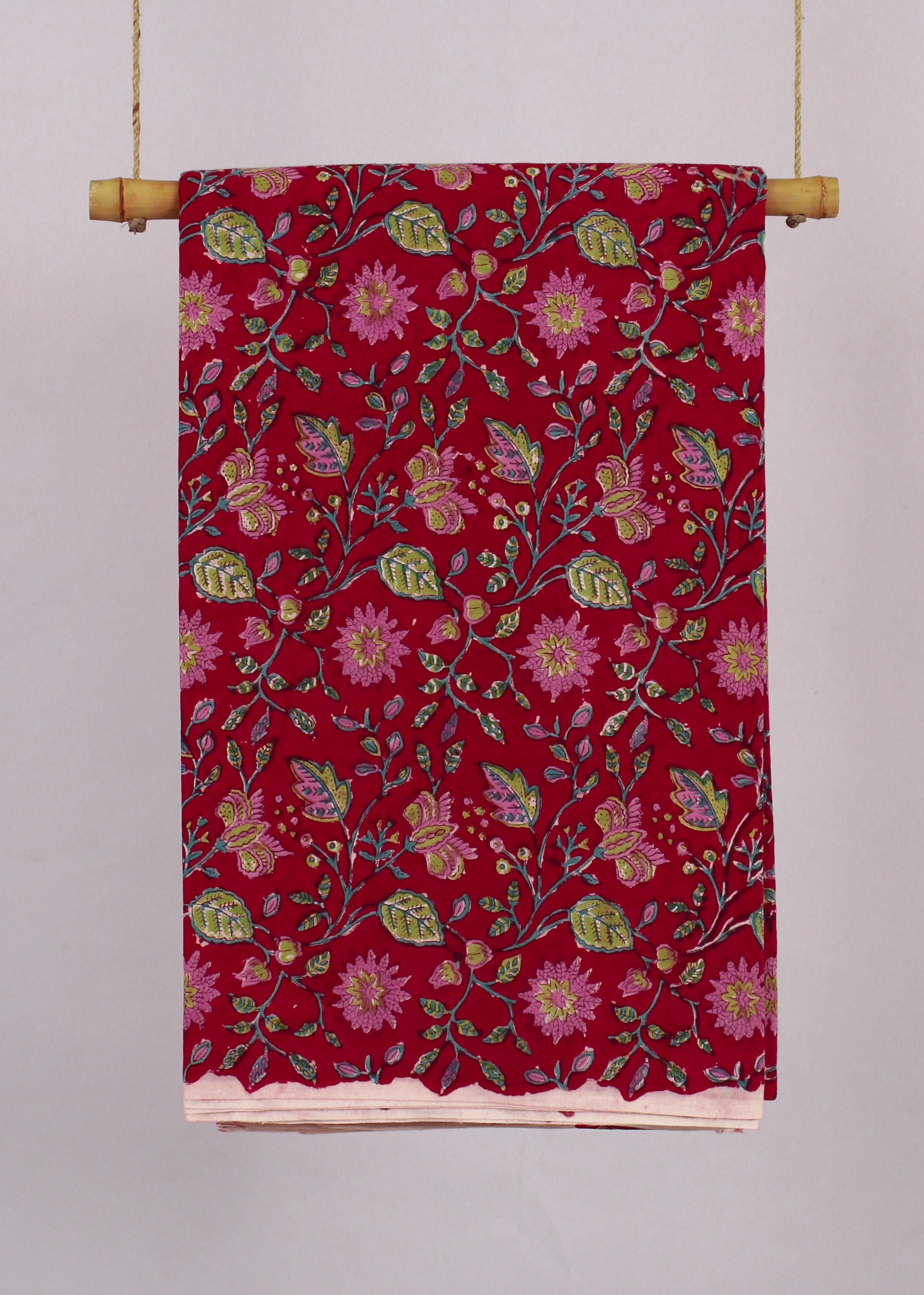 Fallen Fineries Cotton Hand Block Printed Fabric – The Printroots